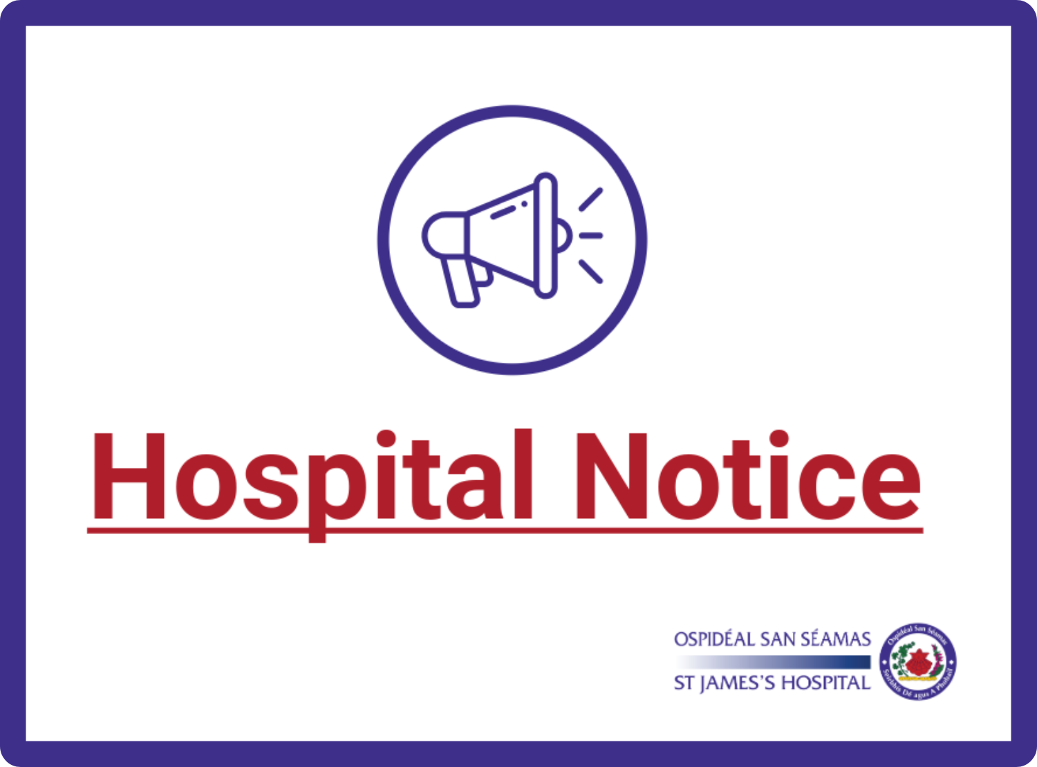 2024 | Hospital Notice: IT Issues Affecting Hospital Services | St ...