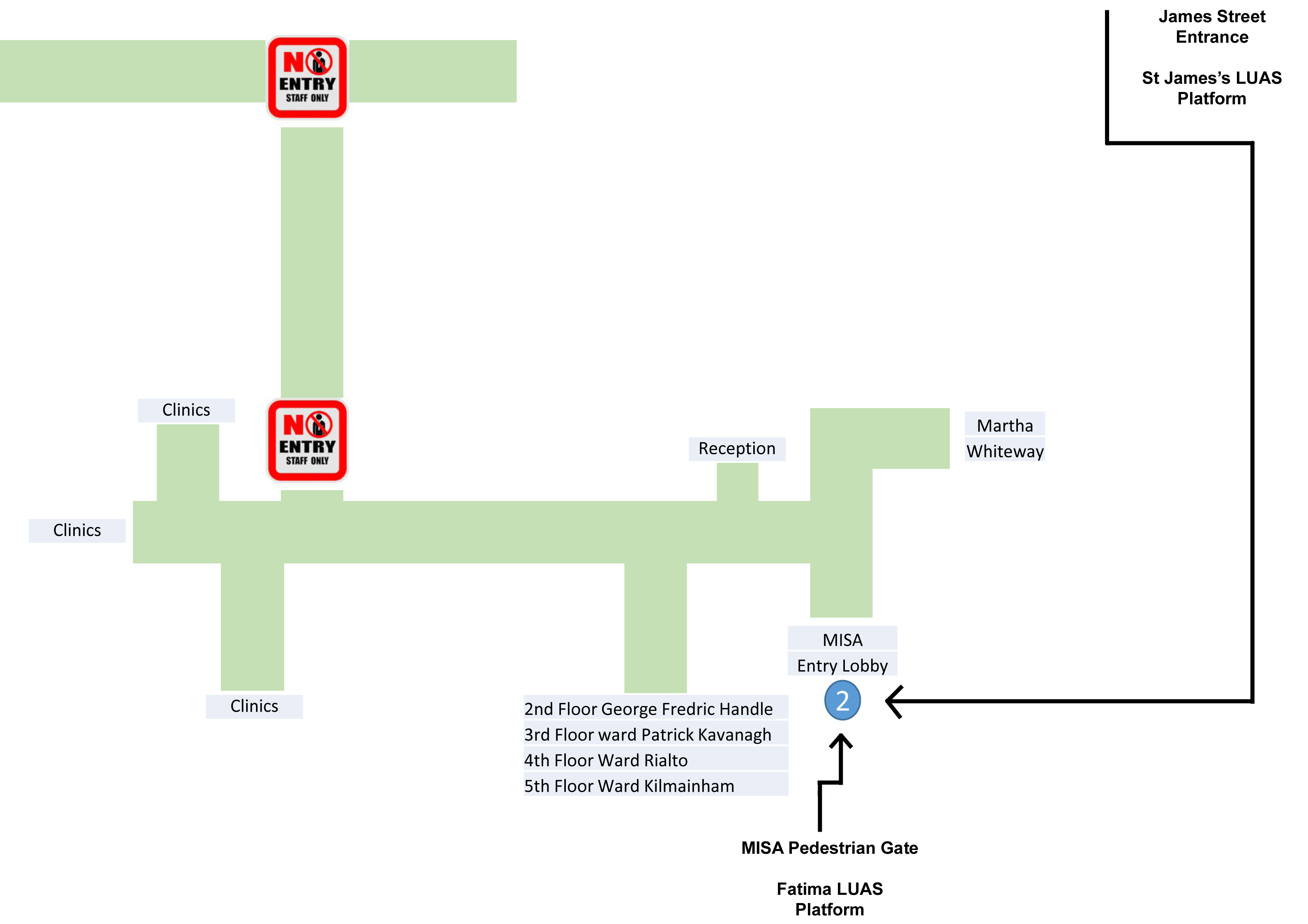 Finding your way around | St James's Hospital